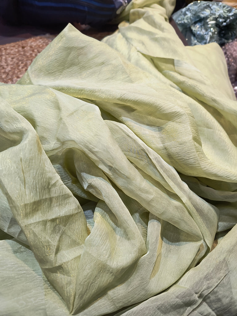 (Cut Piece SALE Fabric) Premium Pure Plain FABRIC - 5.25 Meter Cut Siz ...